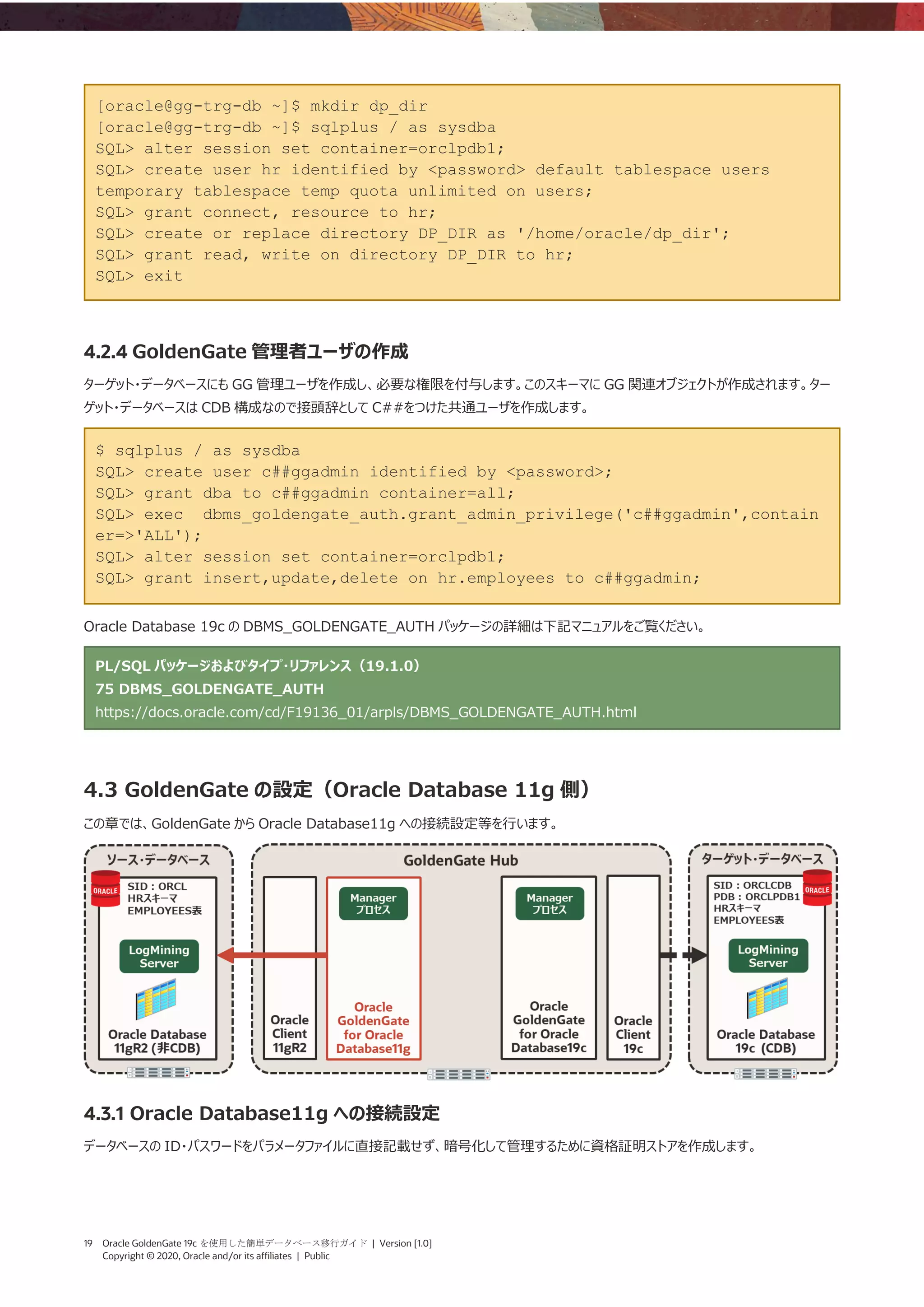 Oracle GoldenGate 19c を使用した 簡単データベース移行ガイド_v1.0 | PDF