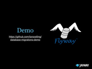 Database migrations with Flyway and Liquibase | PPT