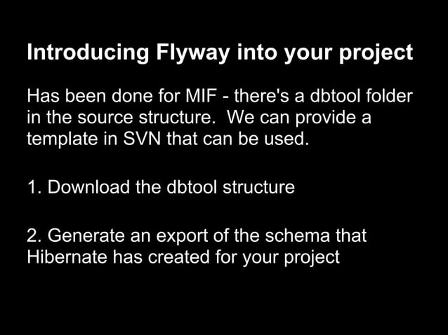 Database migration with flyway | PDF | Databases | Computer Software and Applications