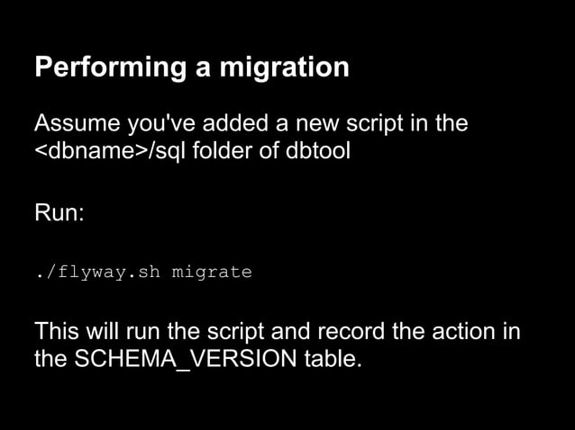 Database migration with flyway | PDF | Databases | Computer Software and Applications