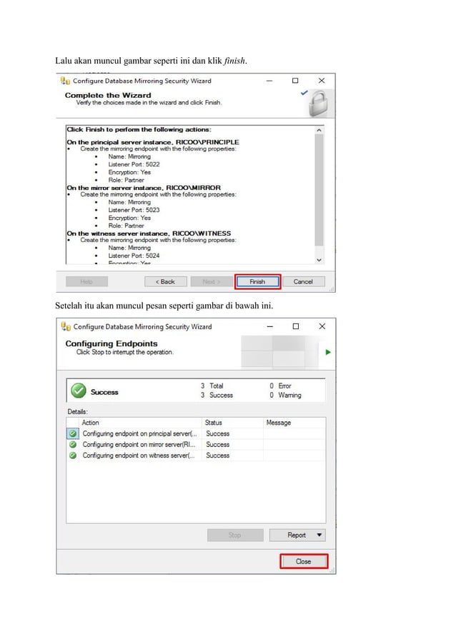 Database Mirroring Microsoft SQL Server | PDF