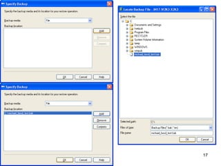 Database mirroring setup | PPT