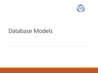Database models unit 1 part 2 | PPT | Databases | Computer Software and ...