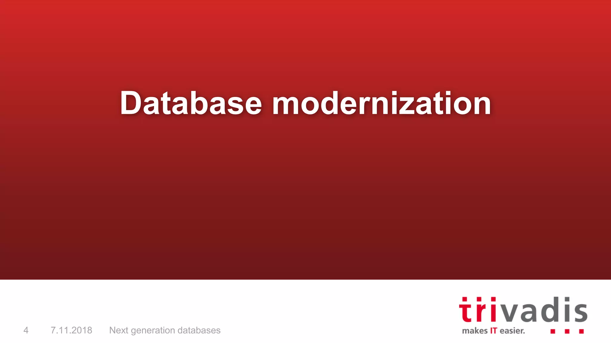 Database Modernization | PDF