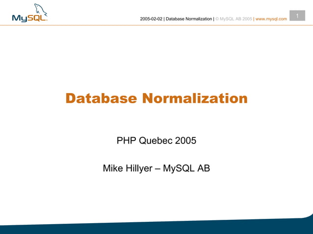 Database normalisation | PPT