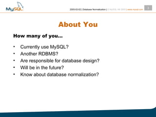 Database normalisation | PPT