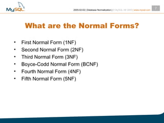 Database normalisation | PPT