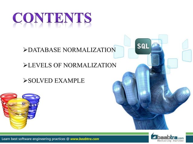 Database normalisation | PPT | Free Download