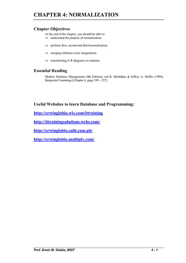 Database Normalization | PDF