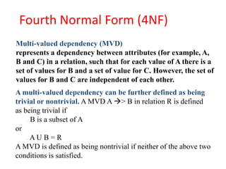 Database normalization | PPTX