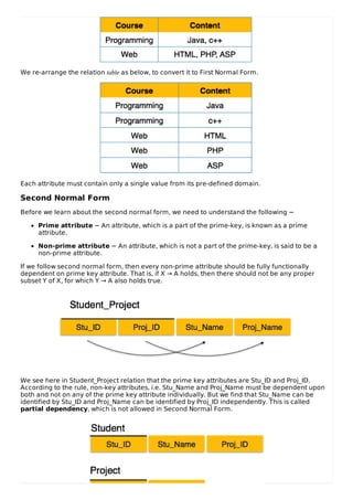 Database normalization | PDF