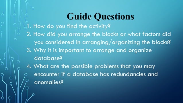 Database Management System Database Normalization Pptx