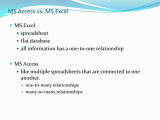 Database + office product | PPTX | Databases | Computer Software and ...