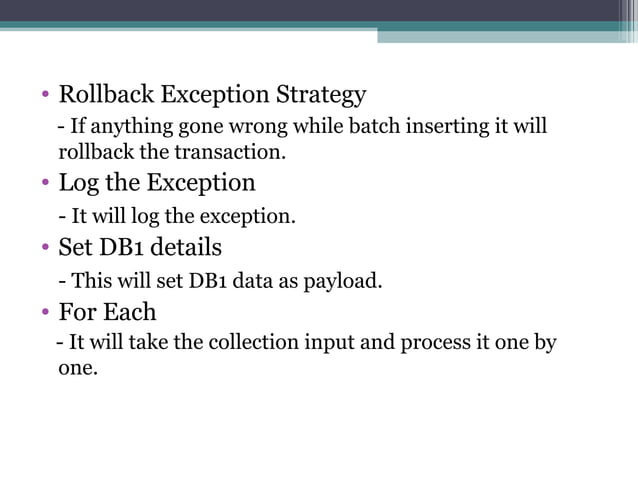 Database Operation With Nested Transaction Handling Ppt