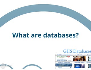 Database Orientation | PPT