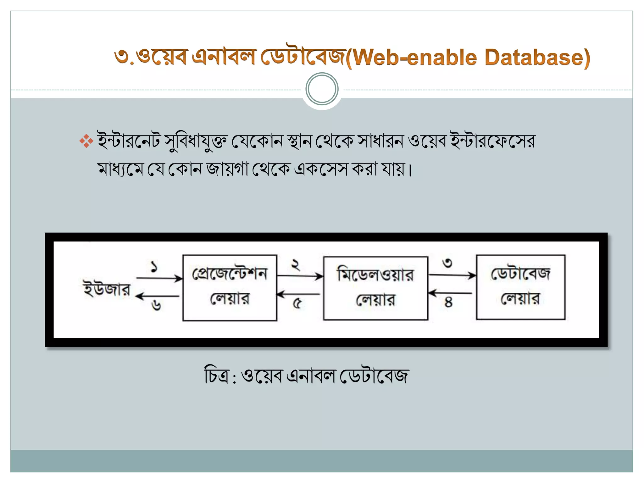 Database overview in bangla | PPTX