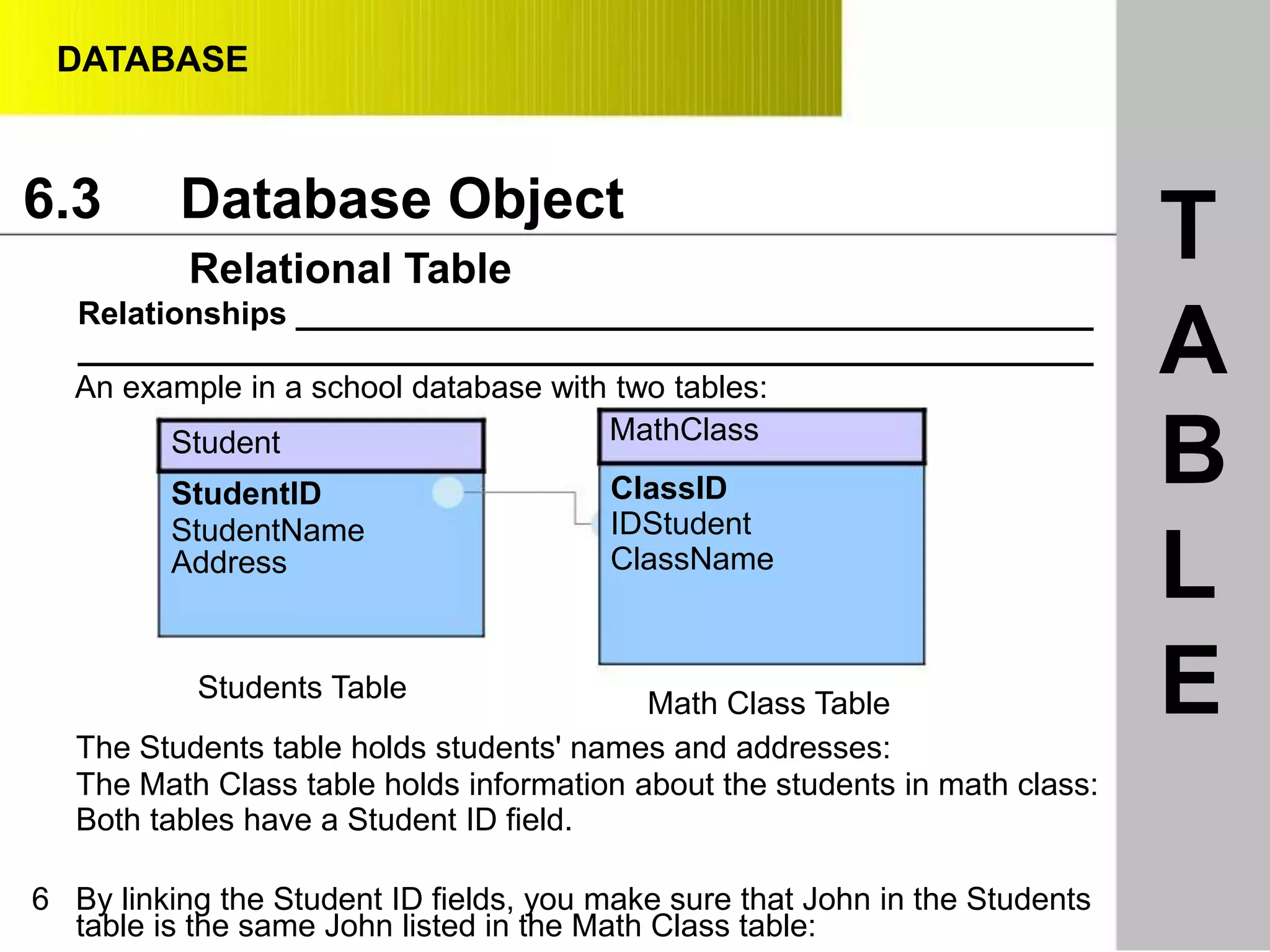 Database Part 3 | PPTX