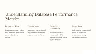 Database Performance Handling : A comprehensive guide | PPT