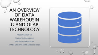 An overview of data warehousing and OLAP technology | PPTX
