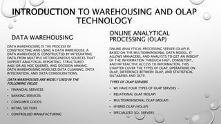 An overview of data warehousing and OLAP technology | PPTX