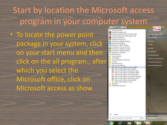 Database presentation | PPT