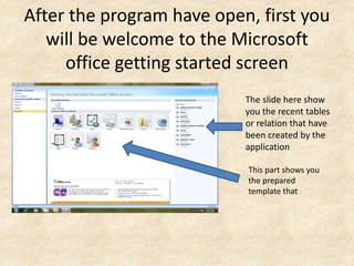 Database presentation | PPT