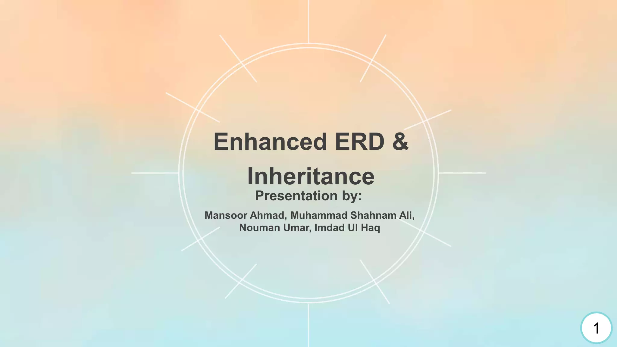 Enhance ERD(Entity Relationship Diagram) | PPT