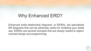 Enhance ERD(Entity Relationship Diagram) | PPT
