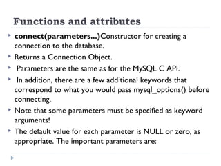 Database programming | PPT