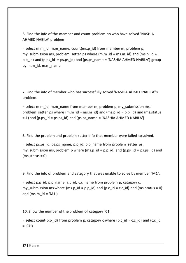 Database project | DOCX