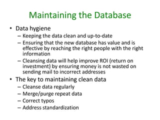 Database Proposal | PPT