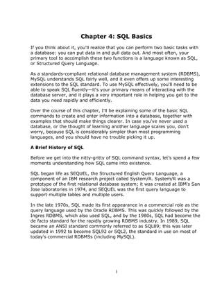 Database queries | DOC