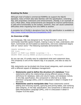 Database queries | DOC