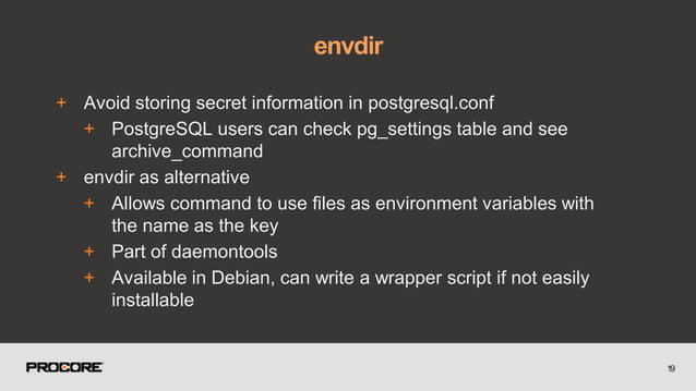 Automating Disaster Recovery PostgreSQL | PPT