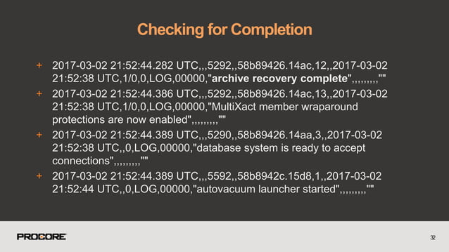 Automating Disaster Recovery PostgreSQL | PPT