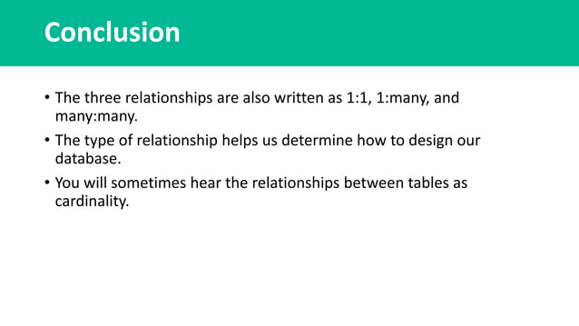 Database Keys & Relationship | PPTX