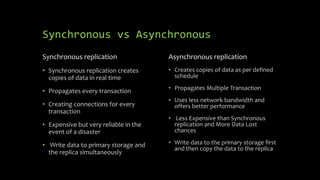 Database replication | PPTX
