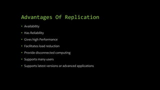 Database replication | PPTX