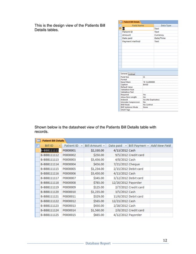 Database Management System report | DOCX