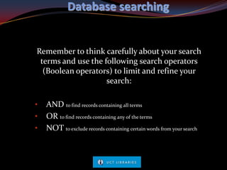 Database resources for biological sciences 2013 | PPTX | Databases | Computer Software and ...