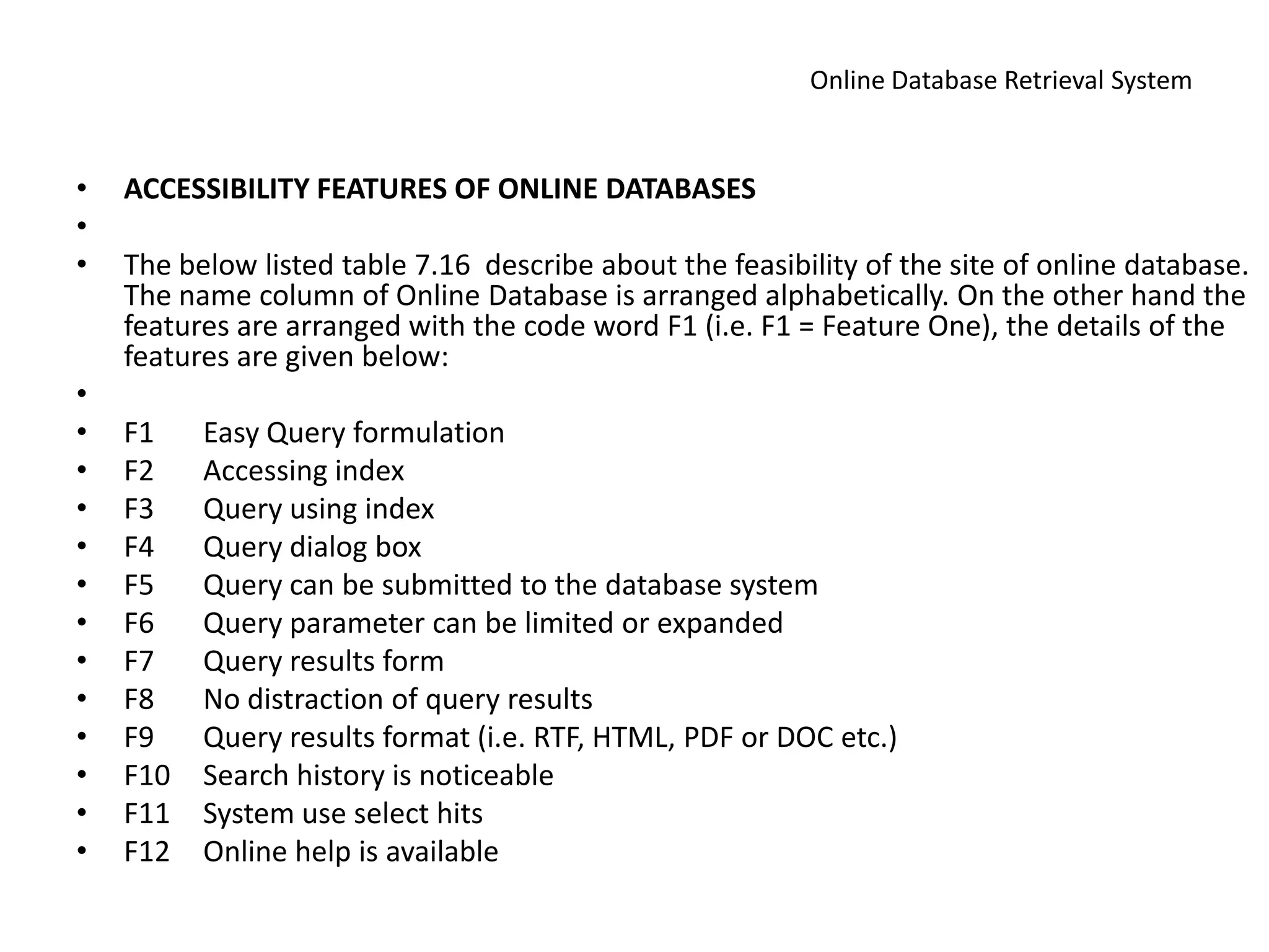 Database Retrieval System And Related Semantic Web Application Ppt