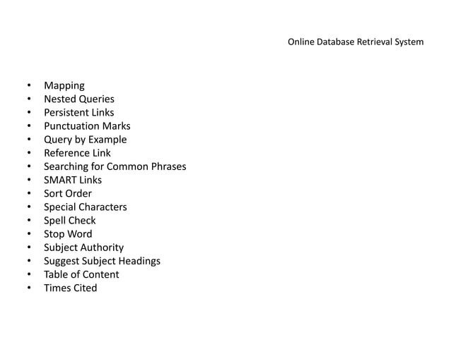 Database Retrieval System And Related Semantic Web Application Ppt