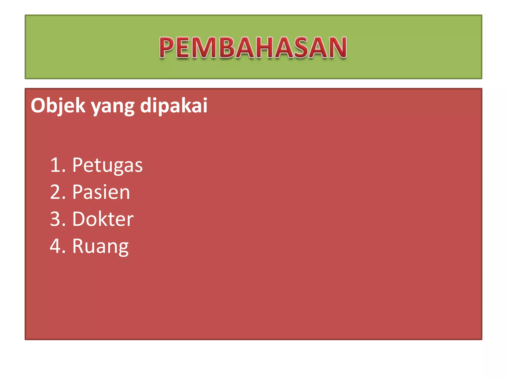 Database rumah sakit | PPTX