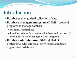 Databases | PPT