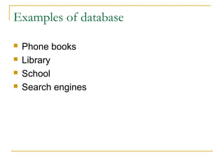 Databases | PPS | Databases | Computer Software and Applications
