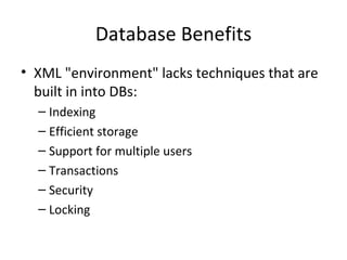 XML Databases | PPT