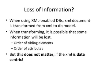XML Databases | PPT
