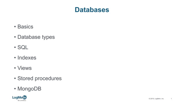 Databases | PPT
