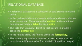 Databases | PPTX