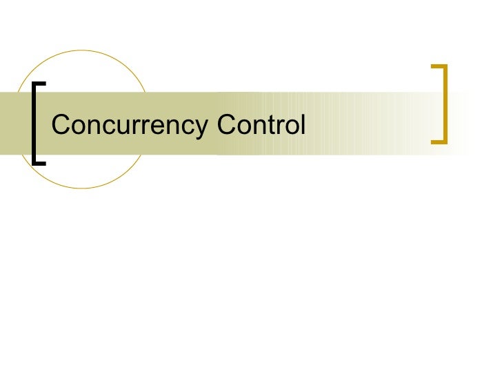Databases Concurrency Control